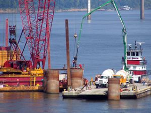 CJ Mahan Construction for Kentucky Dam Lock Addition: Bridges Substructures